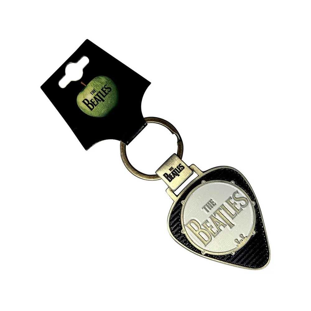 Llavero OFICIAL The Beatles — Drum Logo Plectrum - Metal Store